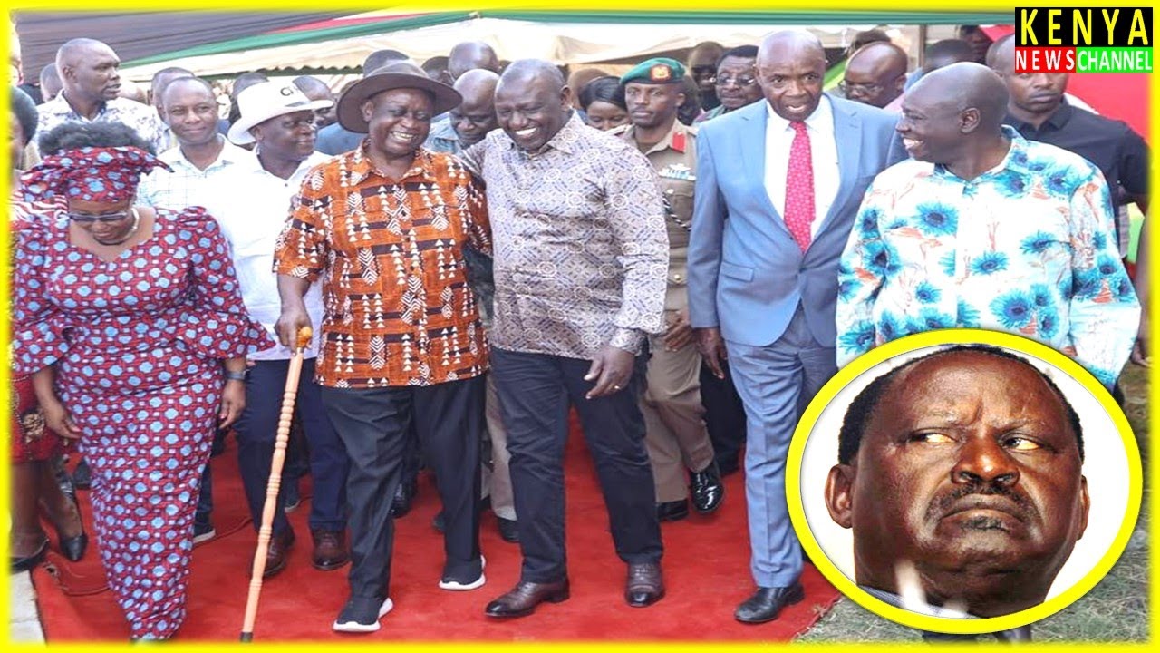SEE WHAT HAPPENED WHEN PRESIDENT RUTO MET RAILA BROTHER OBURU ODINGA IN ...