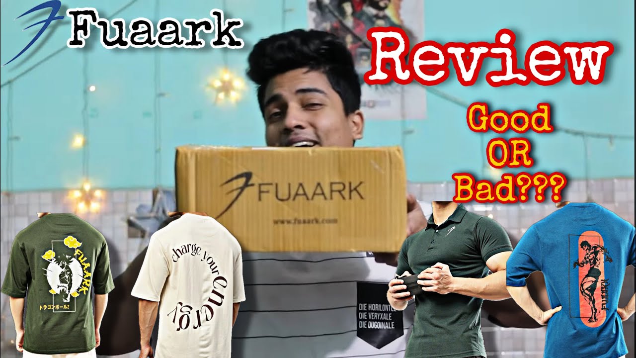 Fuaark oversized t-shirts review in detail - YouTube