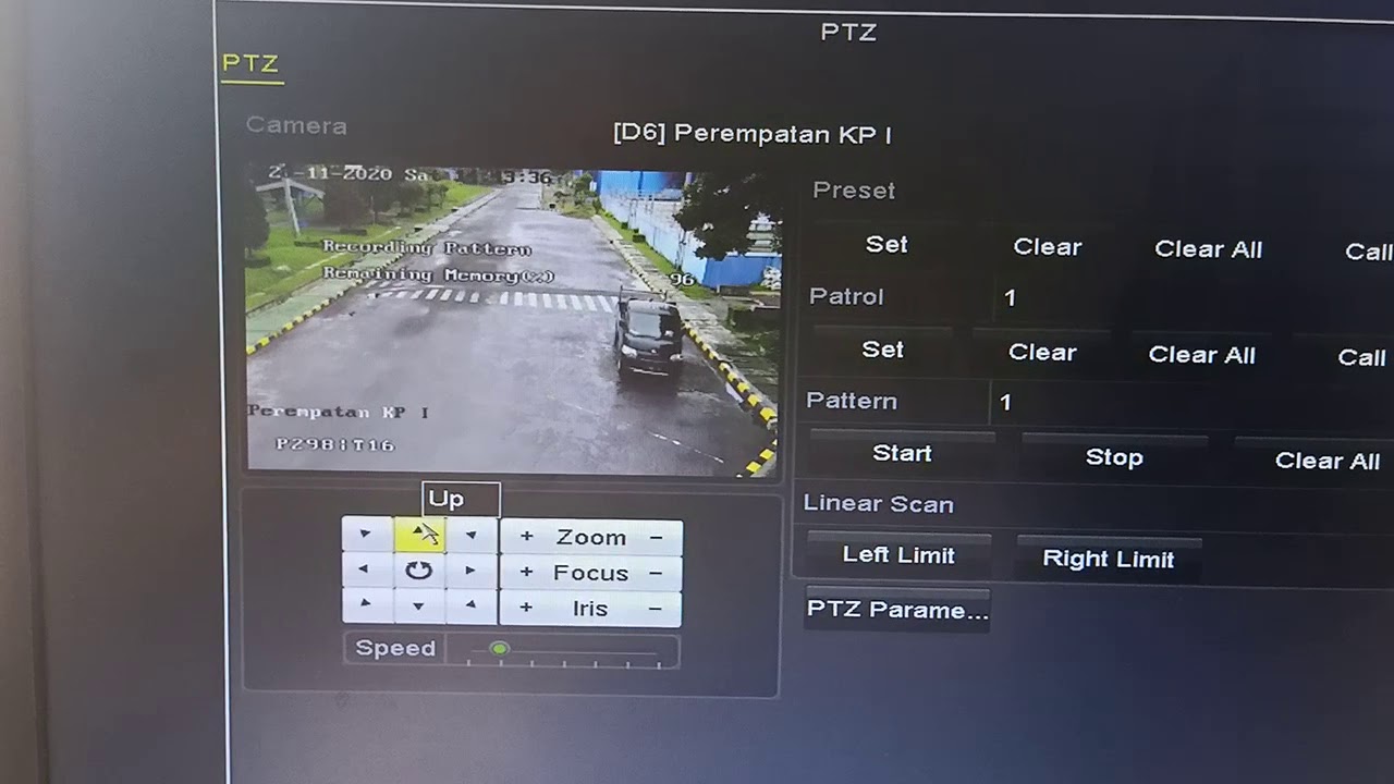 cara seting Pattern pada kamera PTZ hikvision - YouTube