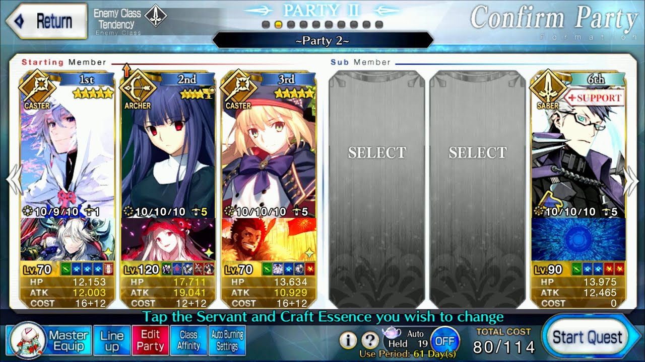 [FGO NA] Super Surtr - Fujino 3 Turn (LB2 Recollection) - YouTube