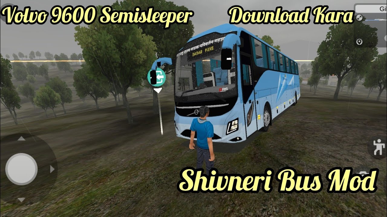 Volvo 9600 Shivneri MSRTC Bus Mod | Dadar-Pune Hd Livery Download ...