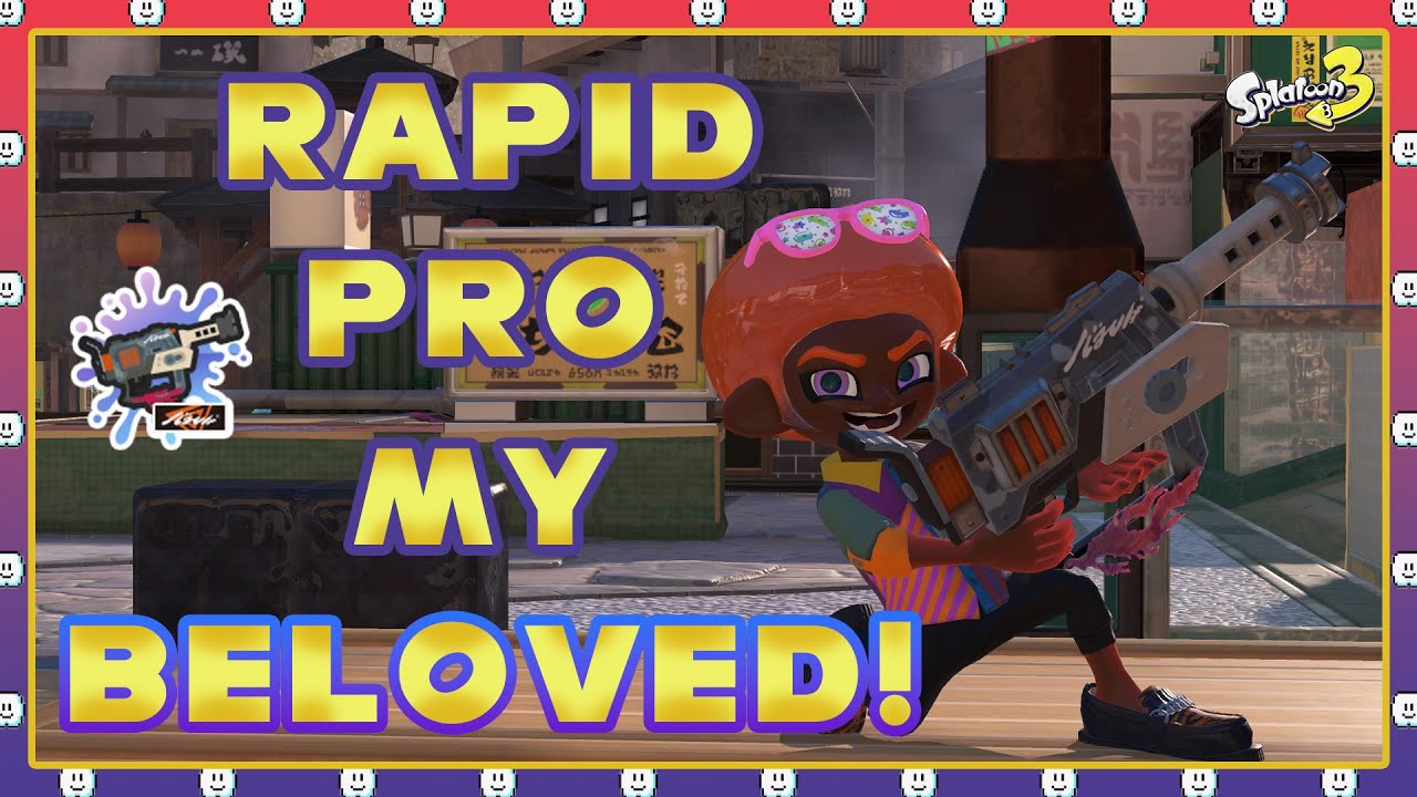 Rapid Blaster Pro WNTR-Z Is My New Favorite Blaster! | Splatoon 3 - YouTube
