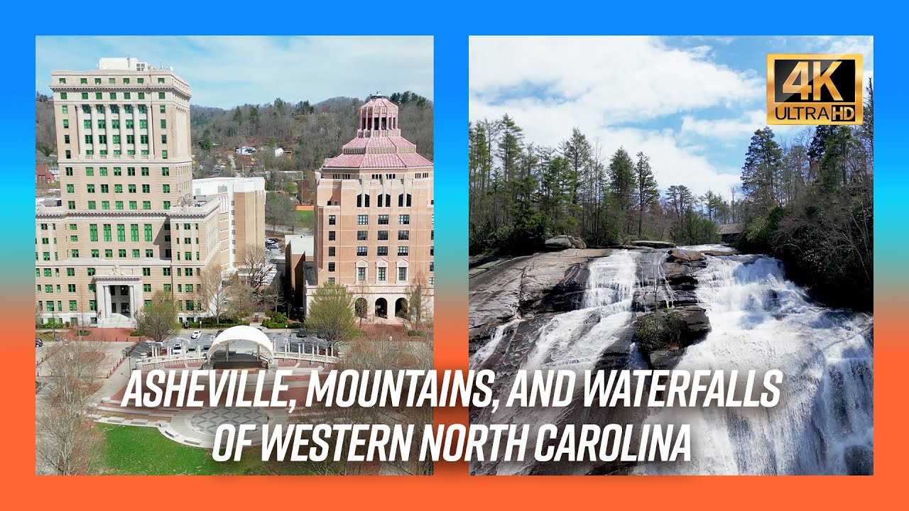 Exploring Asheville North Carolina The Mountains and Waterfalls in 4K ...