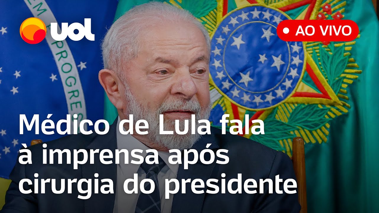 🔴 Cirurgia De Lula Médico Discute O Estado De Saúde Do Presidente Após