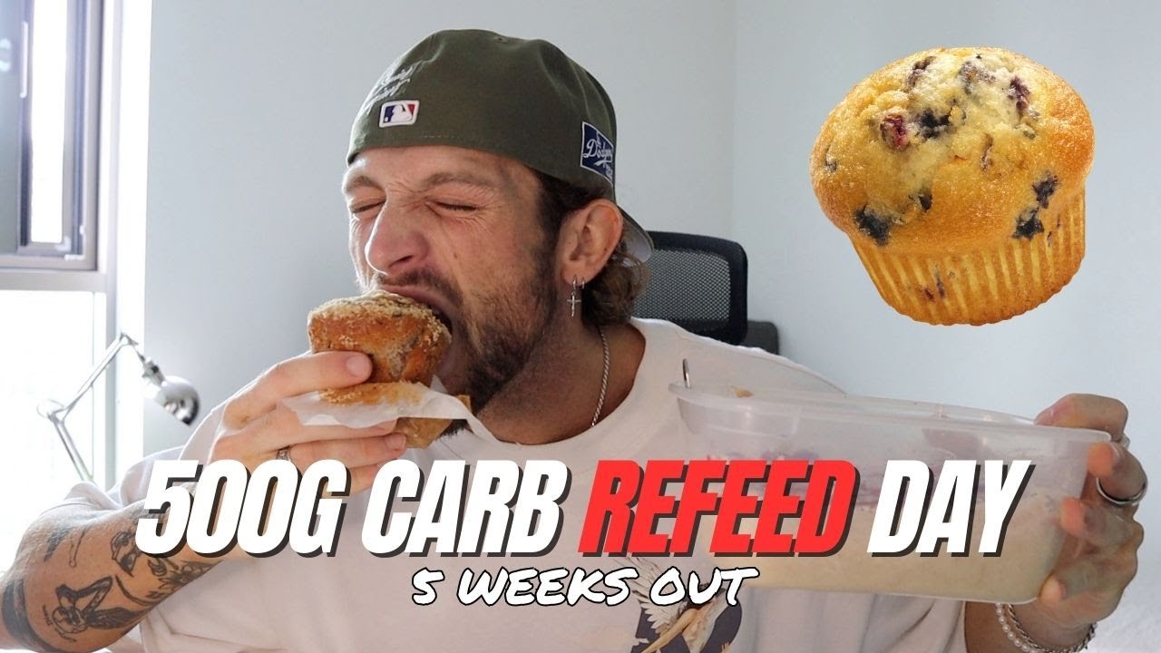 500G CARB REFEED DAY ON PREP // WHY & HOW TO REFEED // 5 WEEKS OUT ...