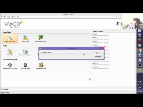 Design and Verification of synchronous counter with Verilog code using VIVADO - YouTube