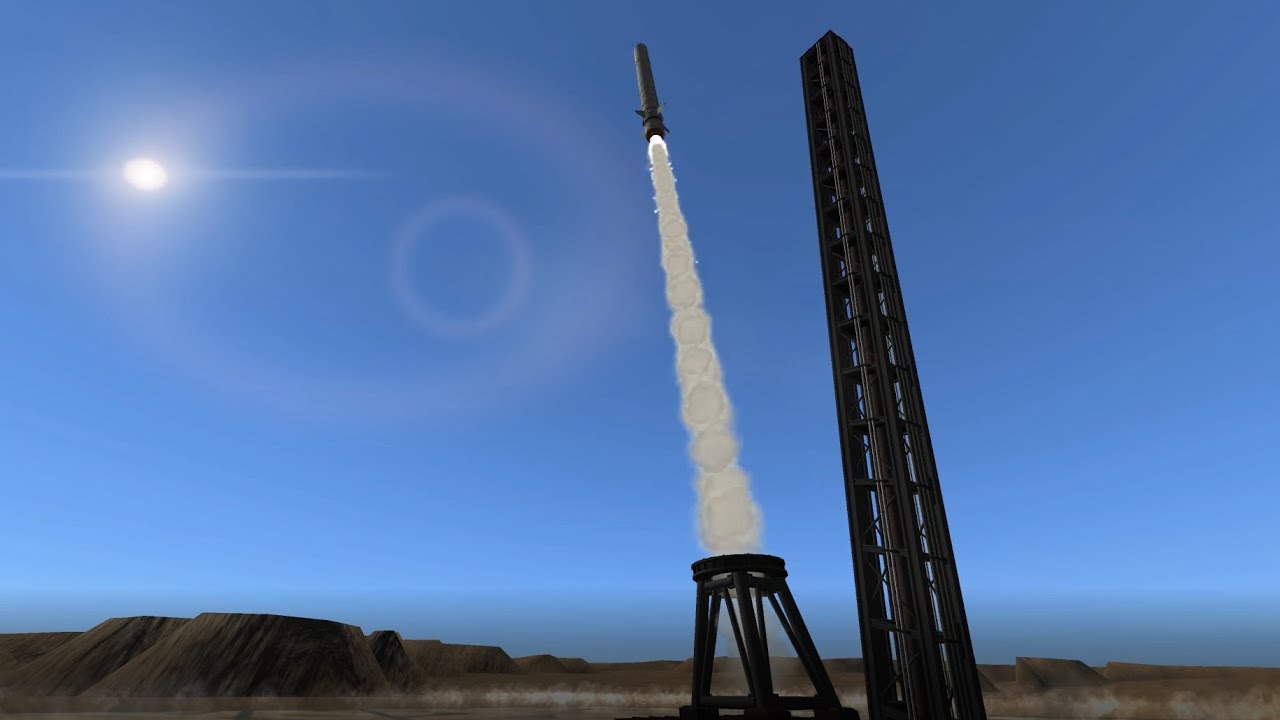 Converted ICBM launcher KSP - YouTube