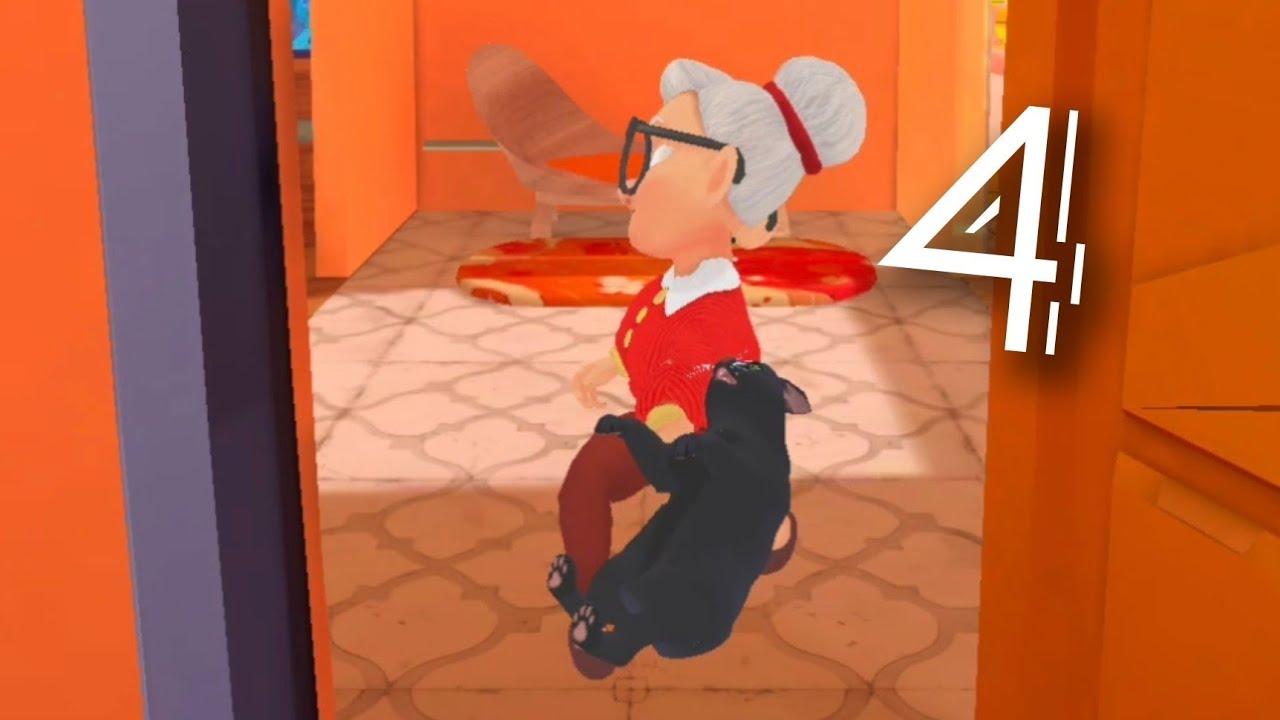 КАК ВЫГНАТЬ ЧЕРНОГО КОТА 🥲 прохождение КОТ И БАБКА часть 2 Cat From Hell - YouTube