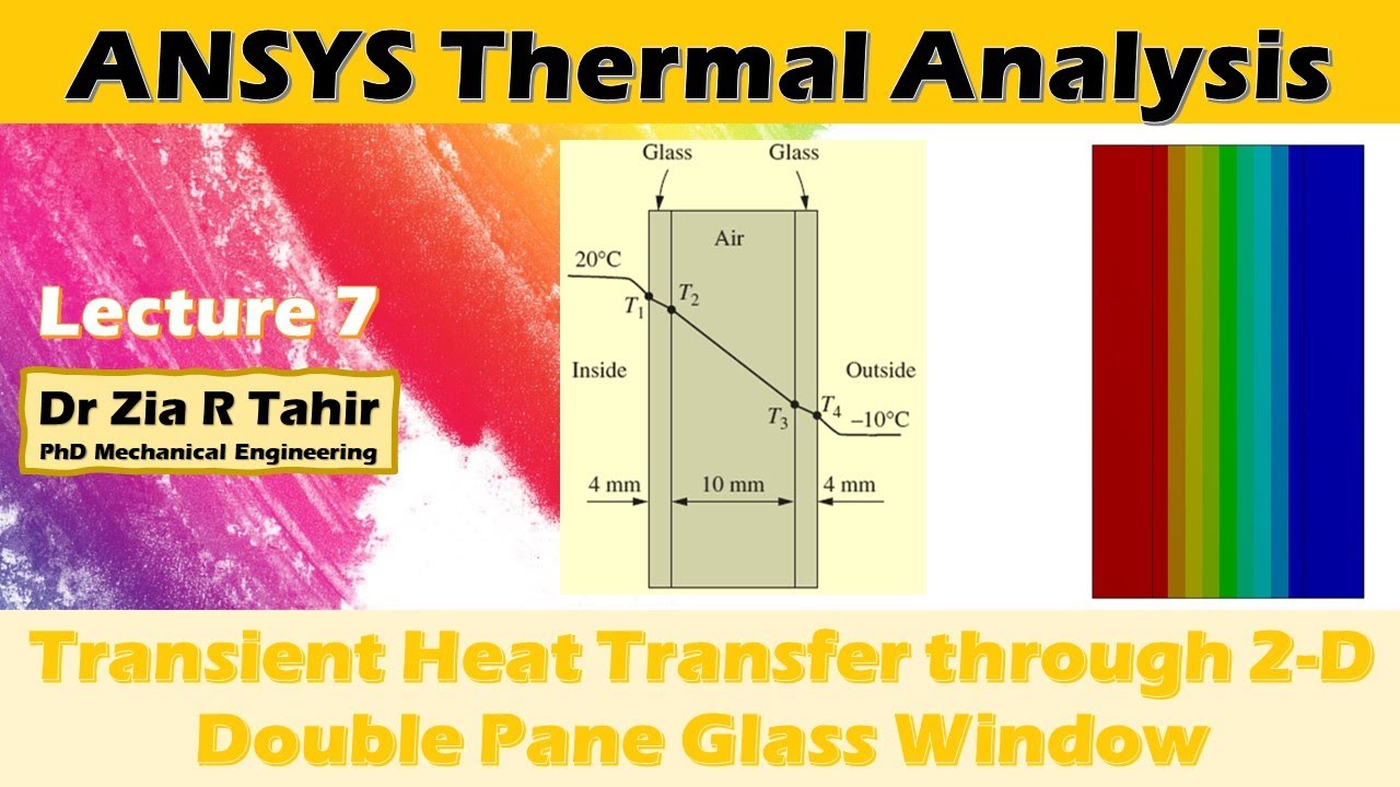 ANSYS Heat Transfer Analysis 7 | Transient Heat Transfer through 2-D ...