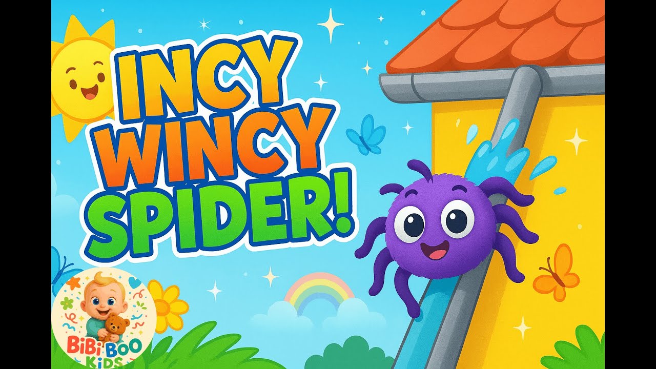 🕷️ Incy Wincy Spider | Nursery Rhyme for Kids | Bibi Boo Kids 🌈 - YouTube