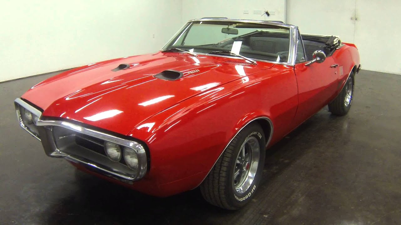 1967 Pontiac Firebird Convertible - YouTube