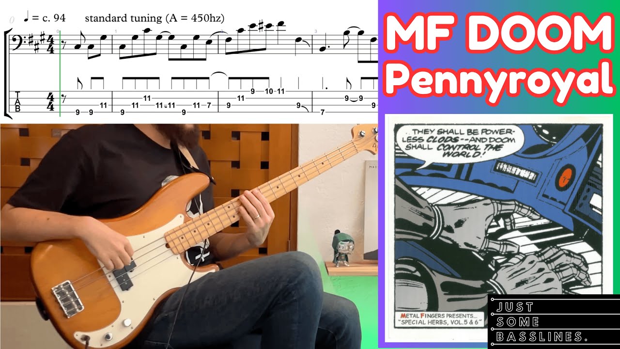 DOOM knew how to pick AMAZING bass samples! // MF DOOM - Pennyroyal ...