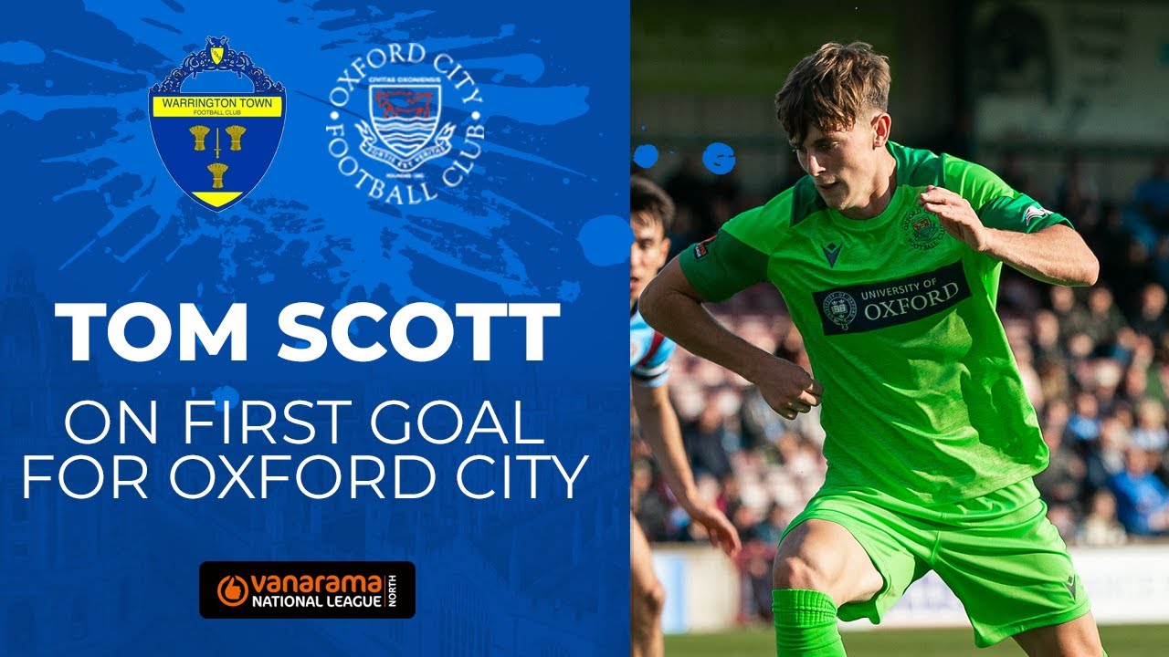 Tom Scott reflects on Warrington Town victory - YouTube