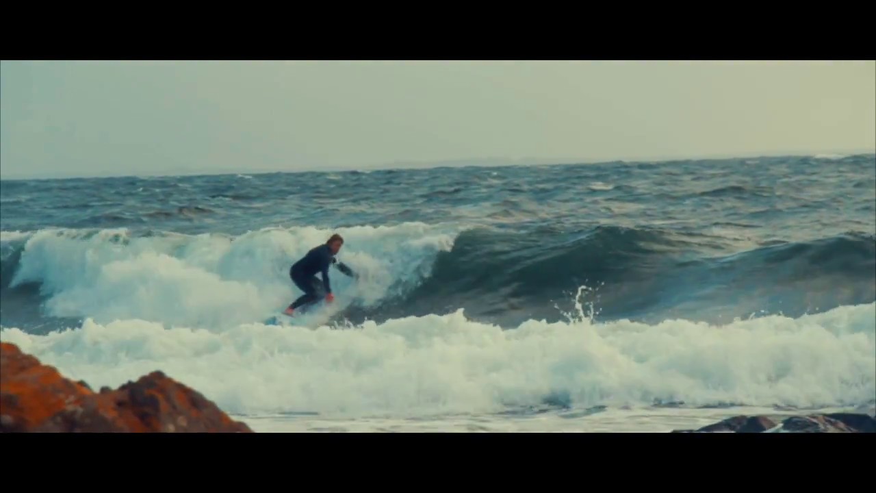 Surfing in MÖLLE by the sea - YouTube