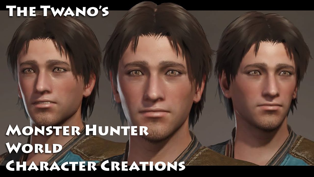Monster Hunter World - Character Creation (Male) #21 - YouTube