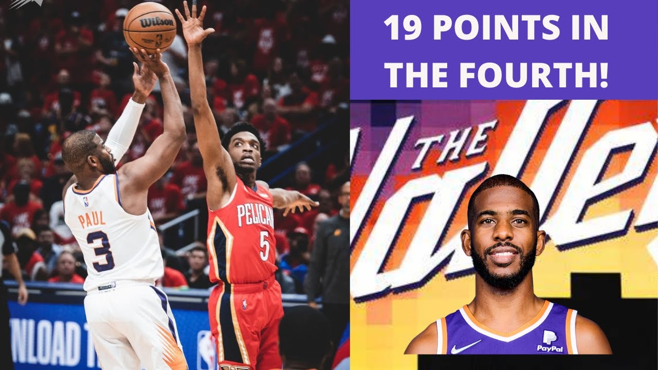 FOURTH QUARTER CP3 IS A DIFFERENT BREED! Suns at Pelicans Game 3 Full ...