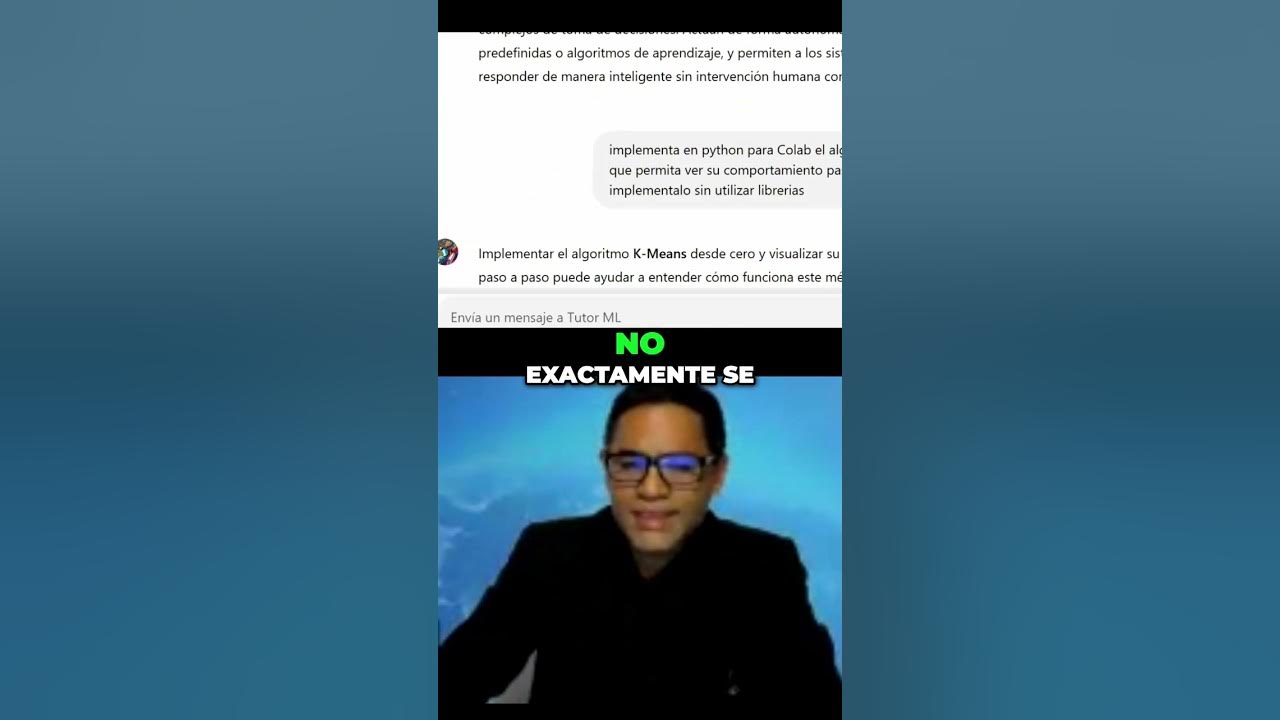 Implementando la arquitectura de un algoritmo sin librería en Python 🐍y ChatGPT - YouTube