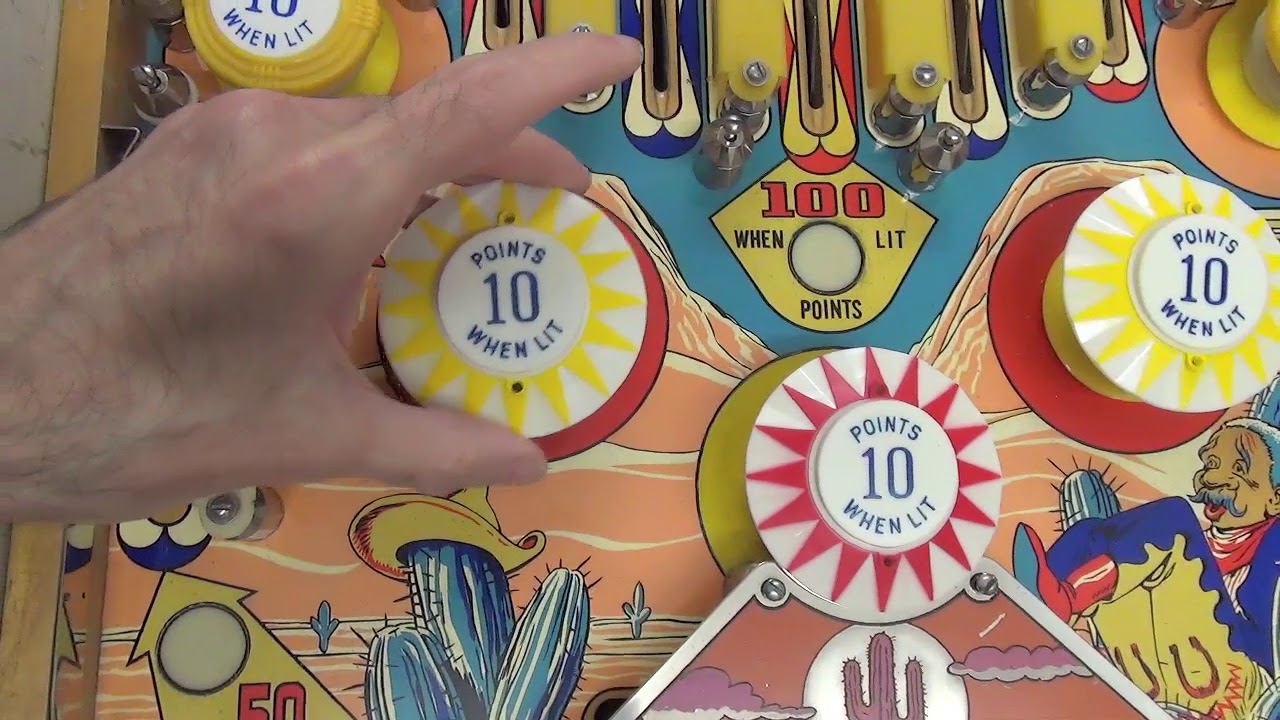 Gottlieb Buckaroo Pinball (1965) revisited. Restoration reassembly ...