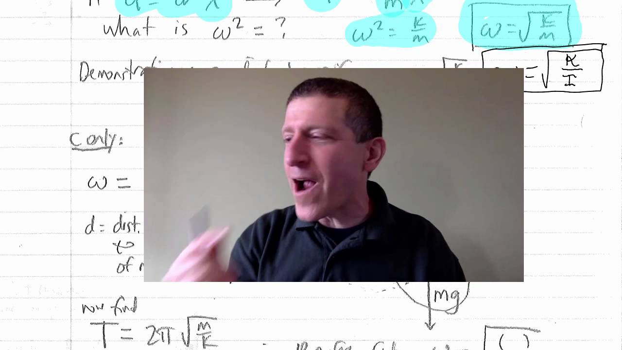 AP 11.4 Finding Omega from Physical Variables - YouTube