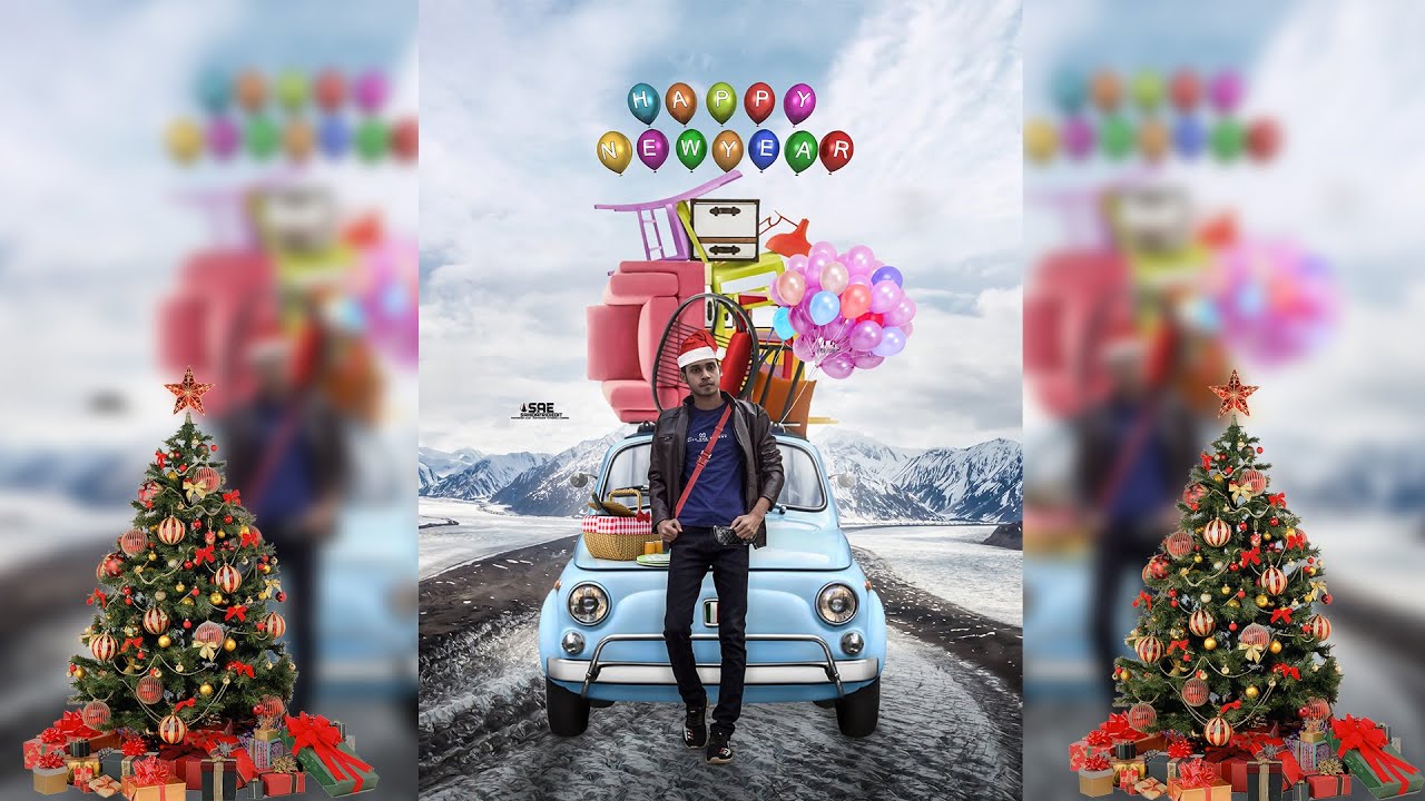 New Year Editing 2020 | New Year Photo Editing | New Year Wishes ...