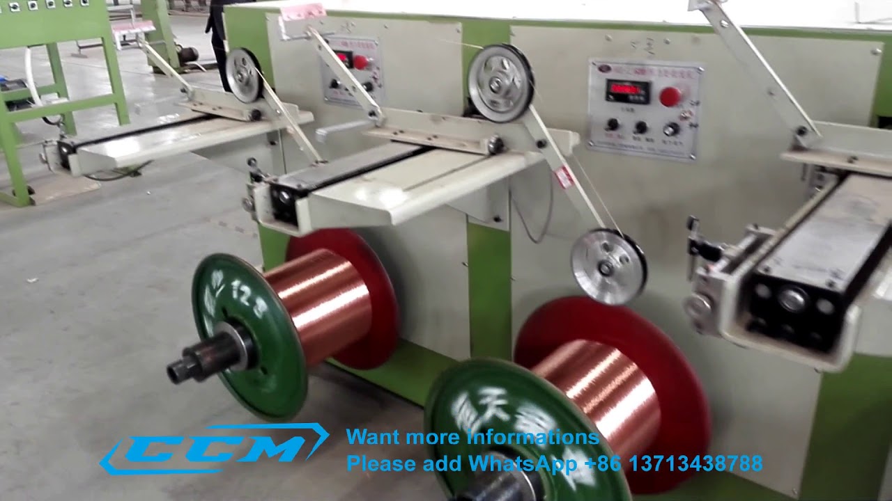 6 Wires Copper Tinning Line - YouTube