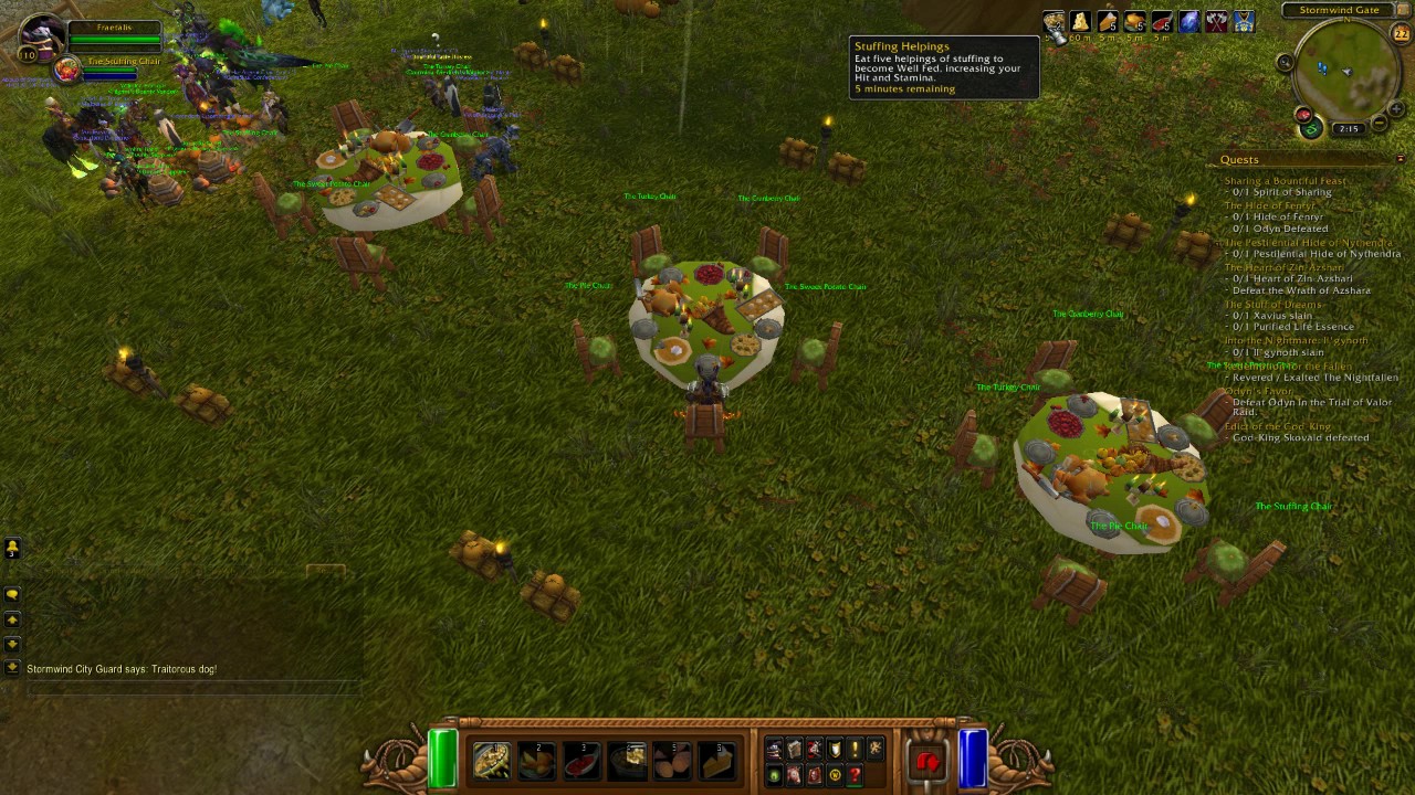 World of Warcraft Sharing a Bountiful Feast Pilgrim's Bounty Quest ...
