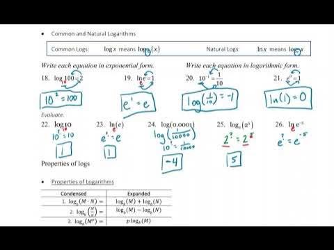 Intro to Logs Part 2 - YouTube