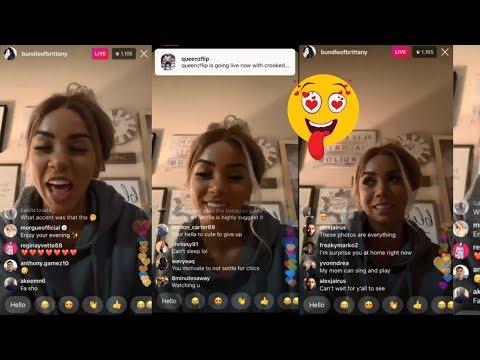 Brittany Renner IG Full Instagram Live 15 june 2019