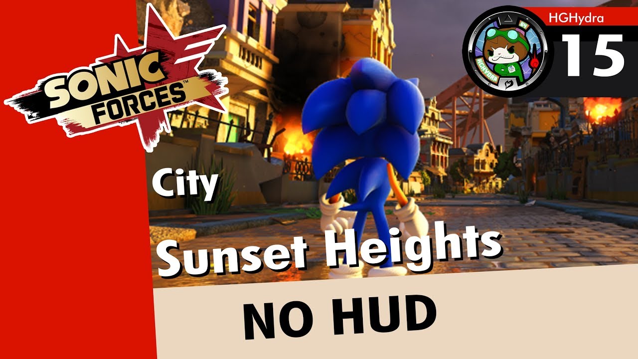 Cinematic Sunset Heights || Sonic Forces - Stage 15 (No HUD + Motion ...
