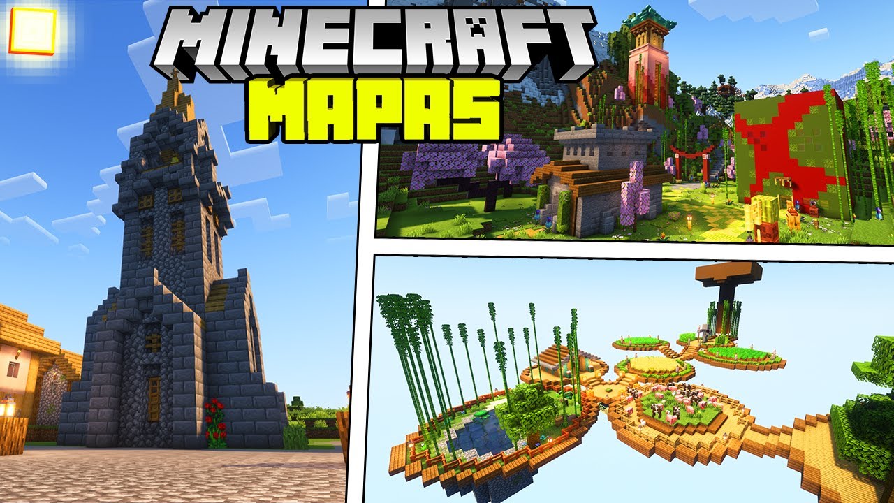 OS MELHORES MAPAS DE 100 DIAS DO MINECRAFT - YouTube