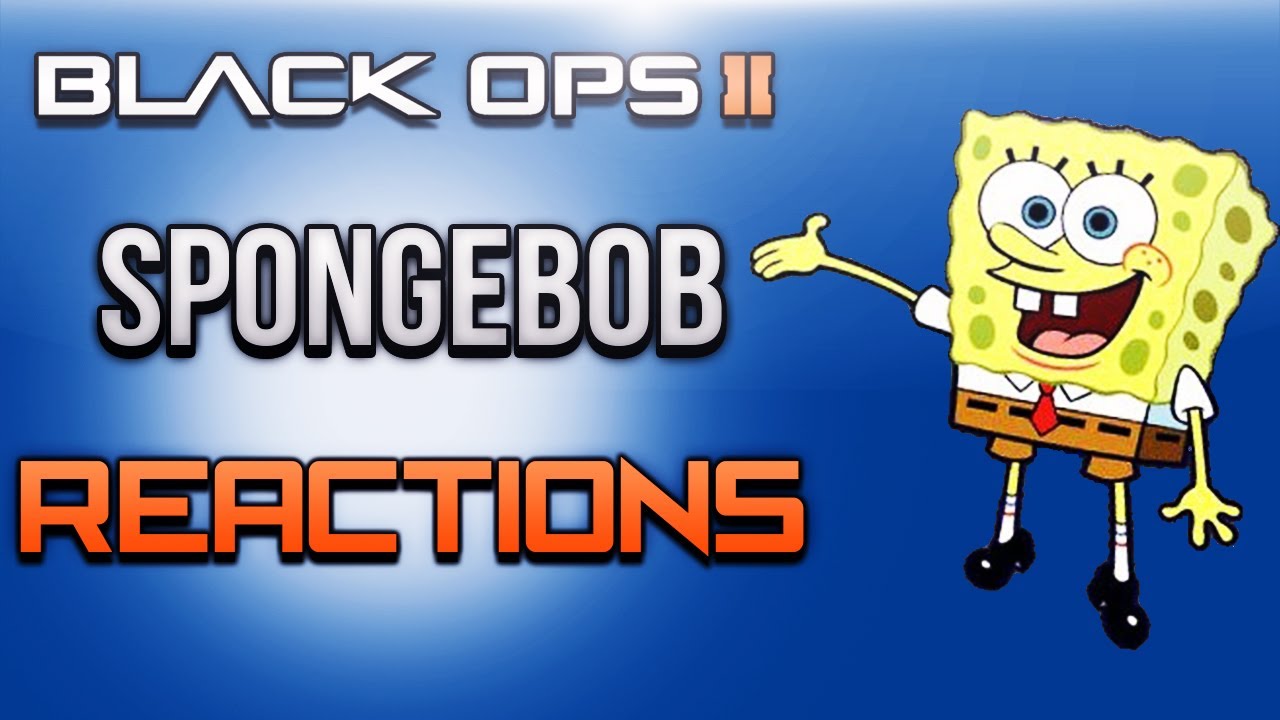 Black Ops 2 Spongebob Emblem Reactions - YouTube