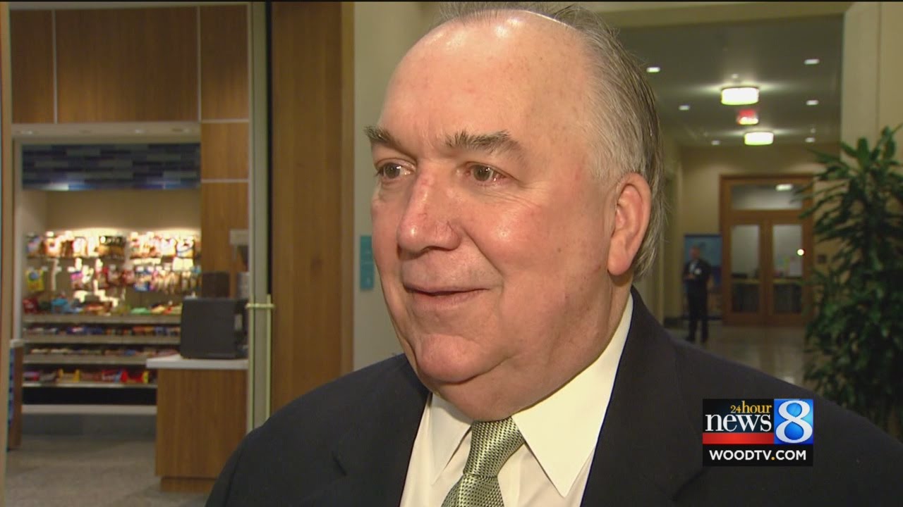 Former MI Governor John Engler speaks at GVSU event - YouTube