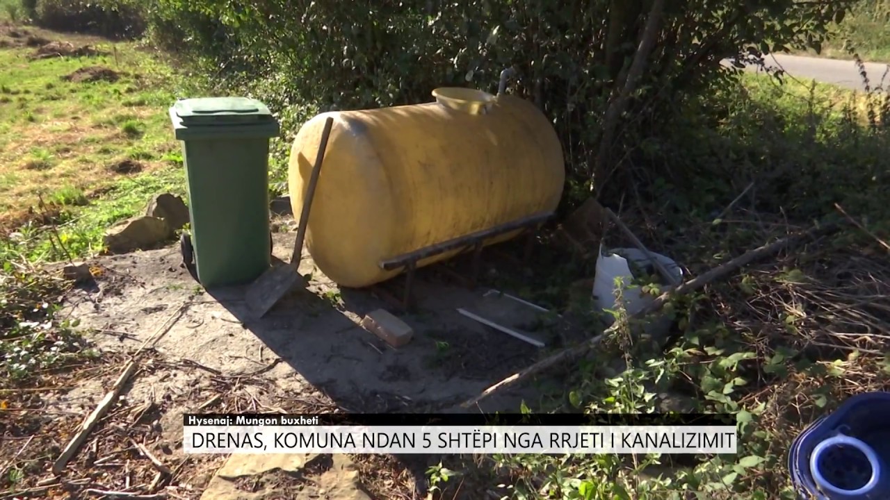 Drenas, komuna ndan 5 shtëpi nga rrjeti i kanalizimit - YouTube