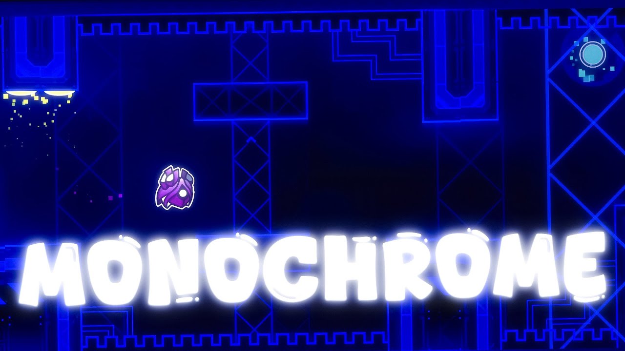 "monochrome" by ratliffigd | Geometry Dash Daily #1615 - YouTube