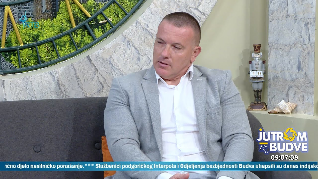 Ivan Pekić | Saobraćajne nezgode na putevima - Jutrom iz Budve - YouTube