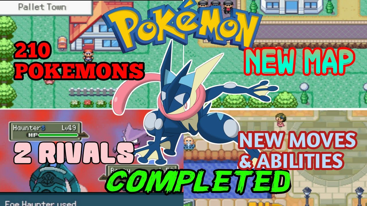 🔥Brand new pokemon completed gba rom hack with new story, new maps , 2 ...