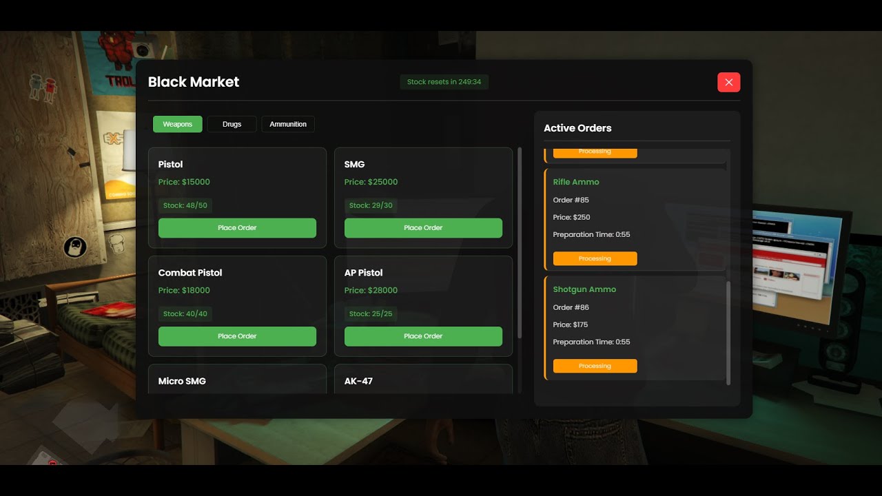 FiveM Qb-Core Black Market System - YouTube