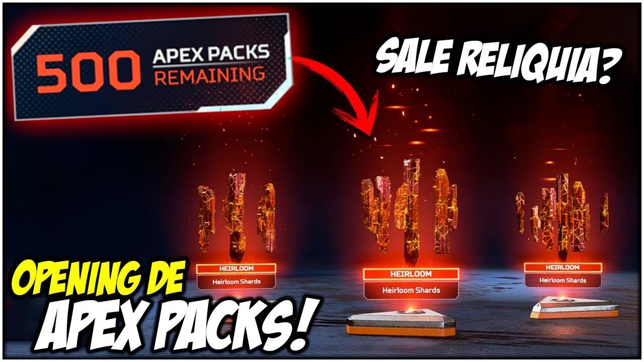¡Abriendo mis 500 Apex packs! ¿Sale reliquia? EN VIVO... | Apex Legends ...