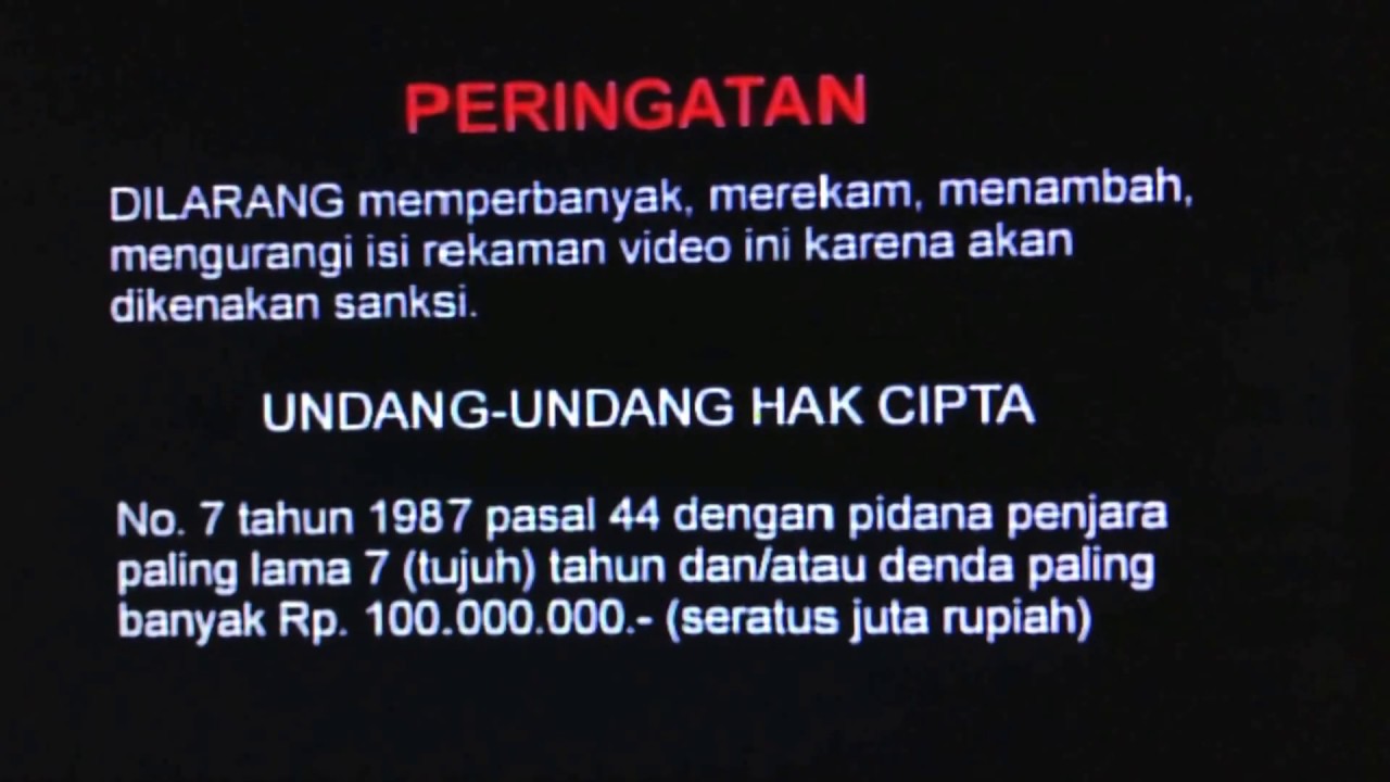 Warner Home Video's FBI Multiple Languages Copyright Warning Screens ...