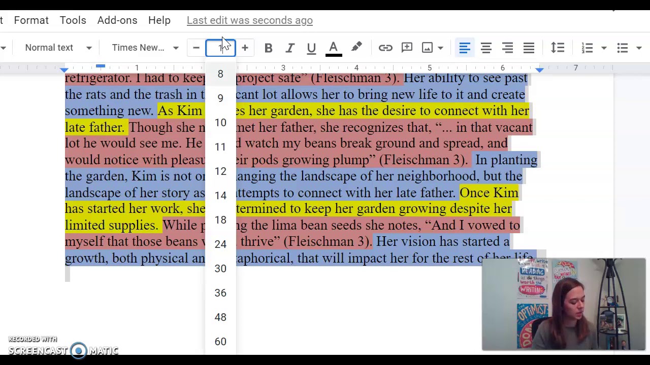 Essay font and spacing - YouTube