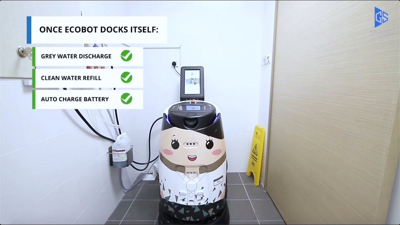 ECOBOT Scrubber 50 - YouTube