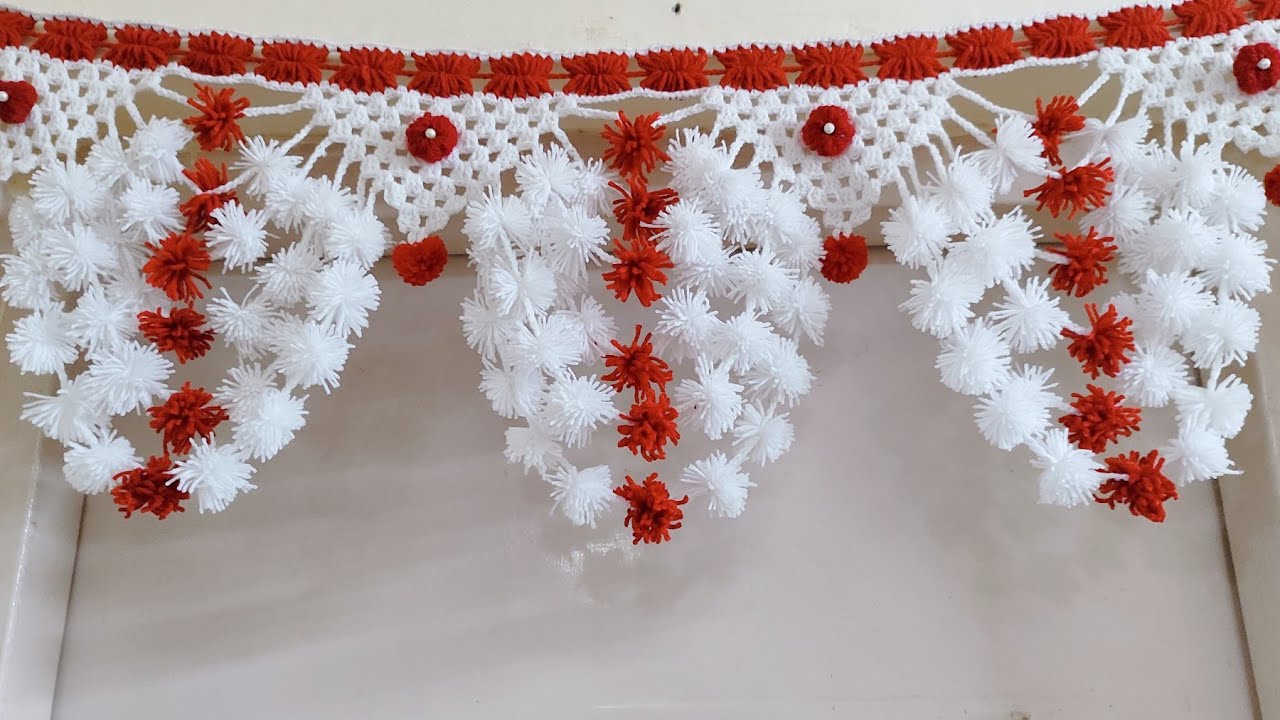 Wow😲 So so easy crochet toran🥰how to make💯 easy and unique door hanging ...