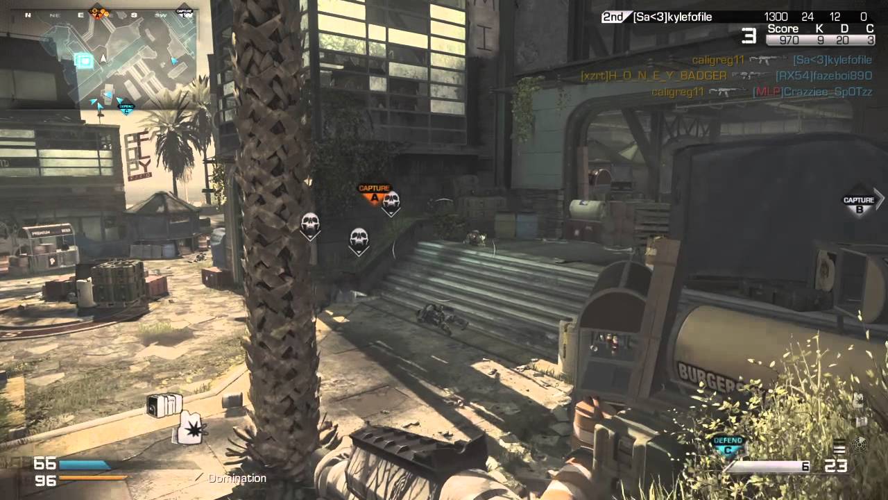 COD Ghosts Game 118 DOM Strikezone 24-37 Loss no commentary Bulldog ...