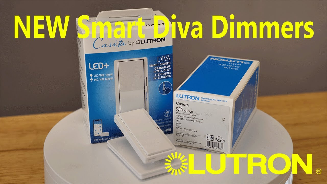 How To Wire Smart Diva Dimmer from Lutron | Wireless LED+ Caseta Wiring ...