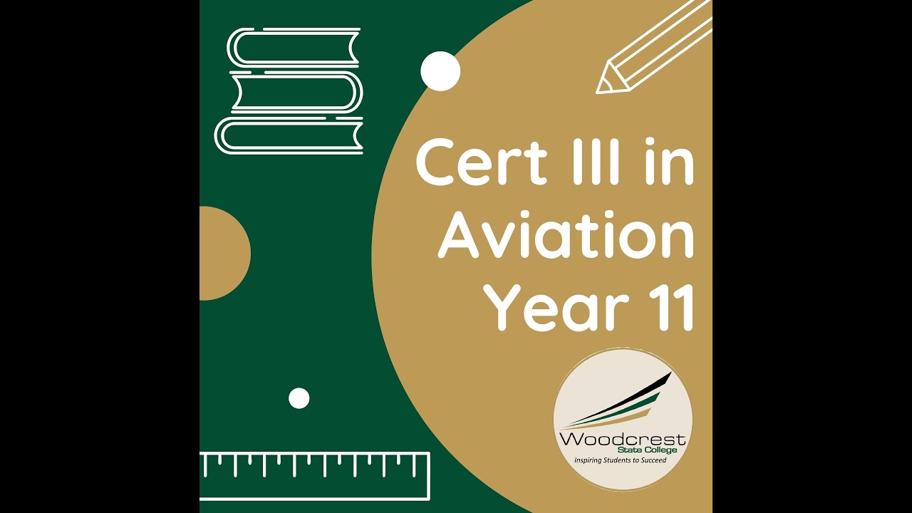Cert III in Aviation - Year 11 - YouTube