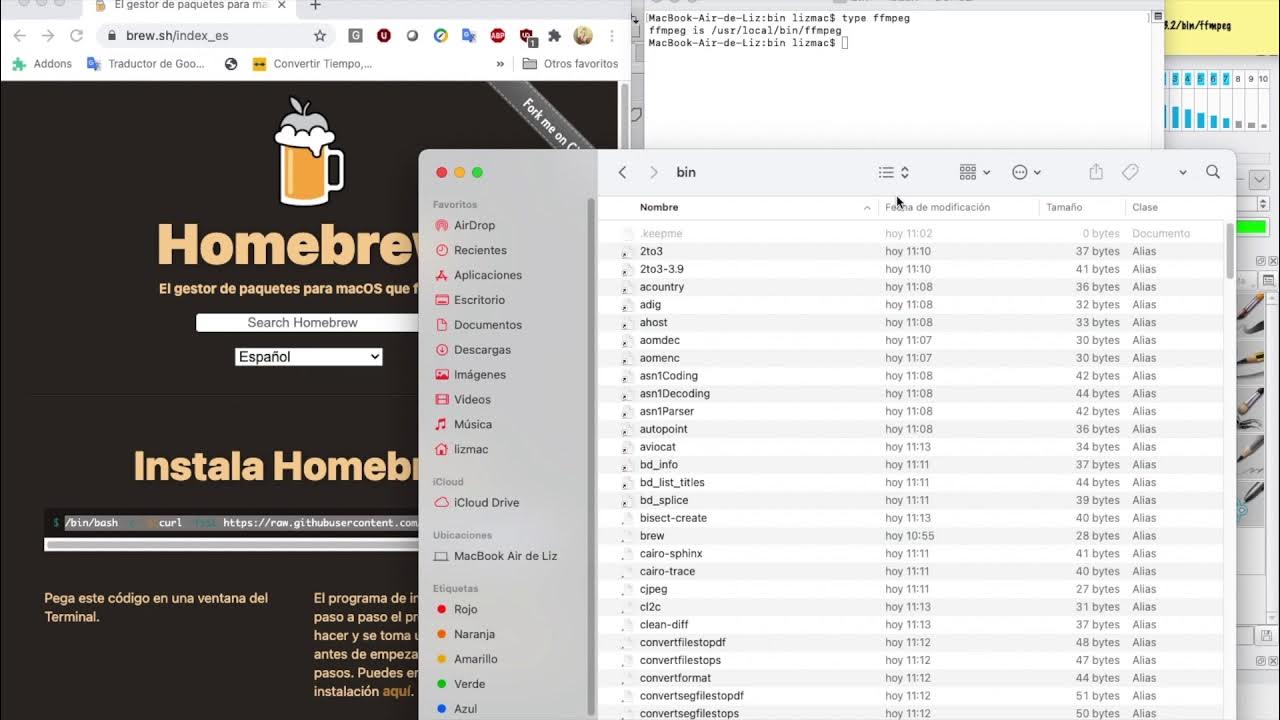 Instalar FACIL!!!!!! FFmpeg en MacBook y en krita - usando homebrew ...
