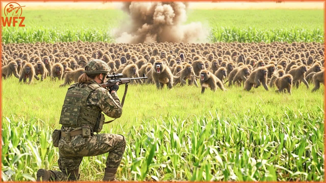 How Hunters Deal with 1,2M of Baboons, Wolf, Komodo Dragons with Guns ...