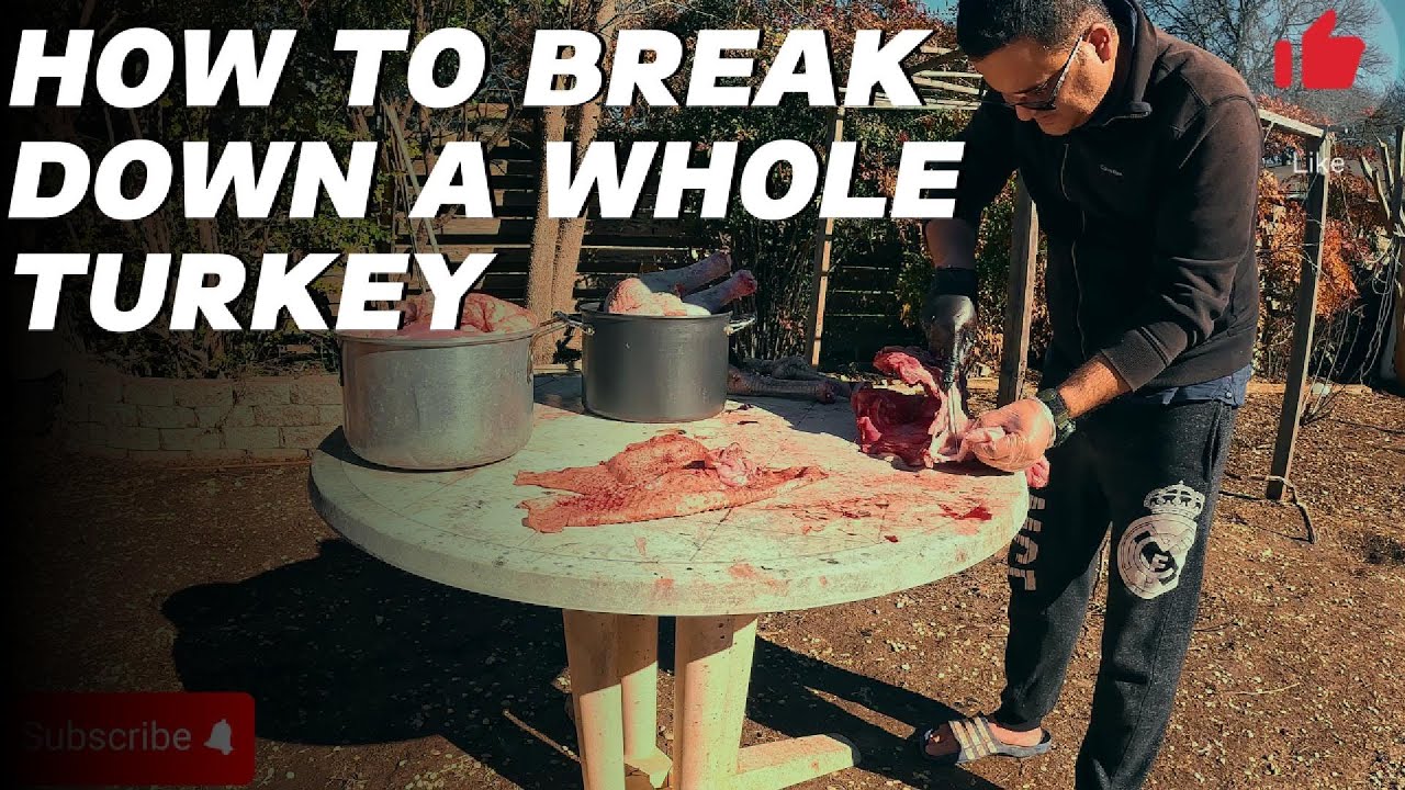 How to Break Down a Whole Turkey | How to Cut Up a Whole Turkey | How ...