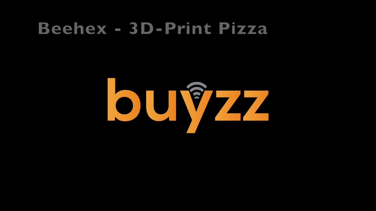 Beehex 3D Print Pizza - YouTube