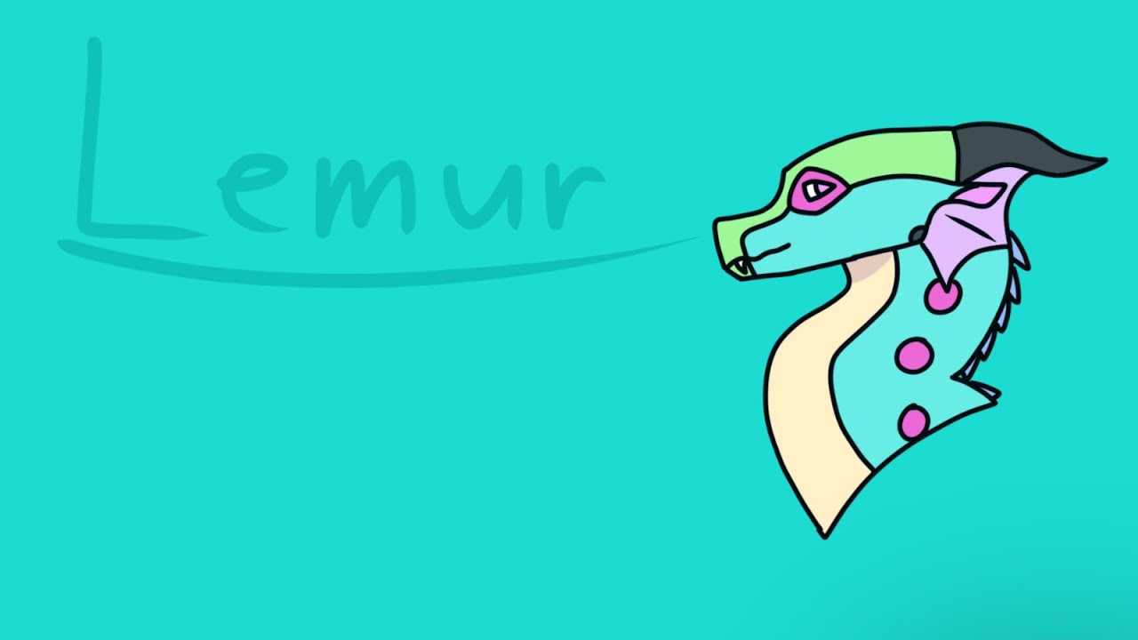 Wings of Fire OC Speed Paint (Rainwing) - YouTube